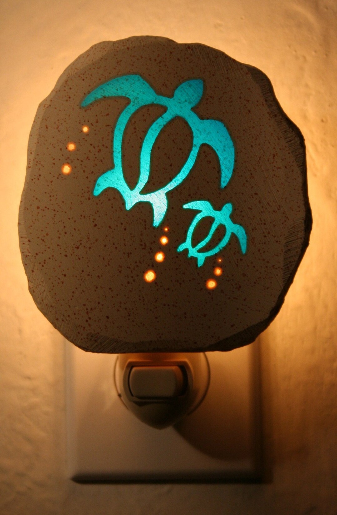 Blue Honu Nightlight - Etsy