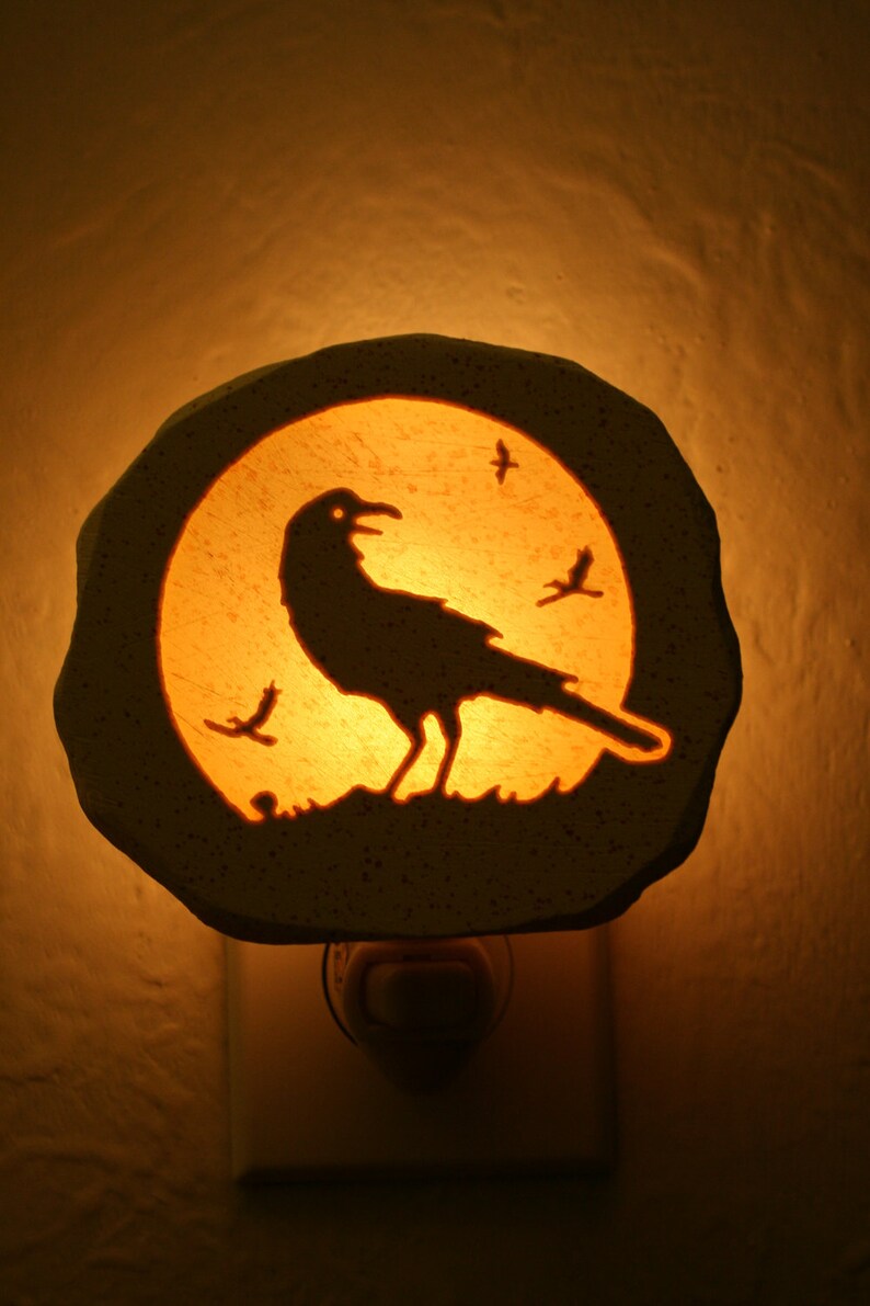 CROW 4watt Night Light - Etsy