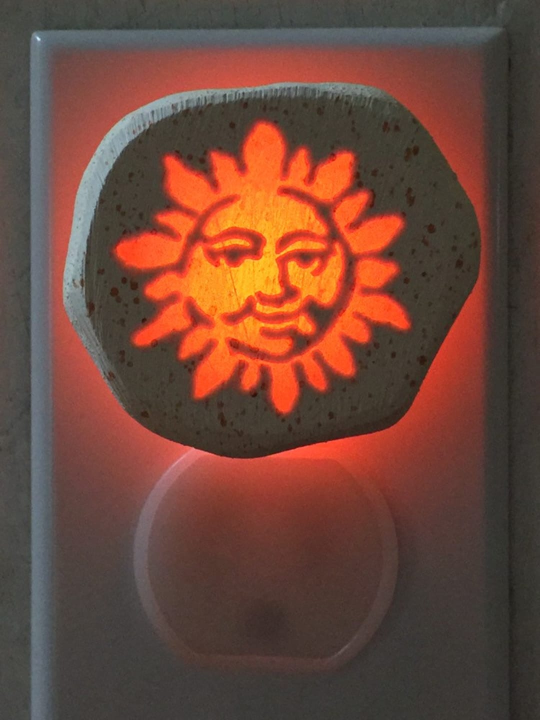 Sun Face Small 1/3 Watt Neon-light Night Light - Etsy