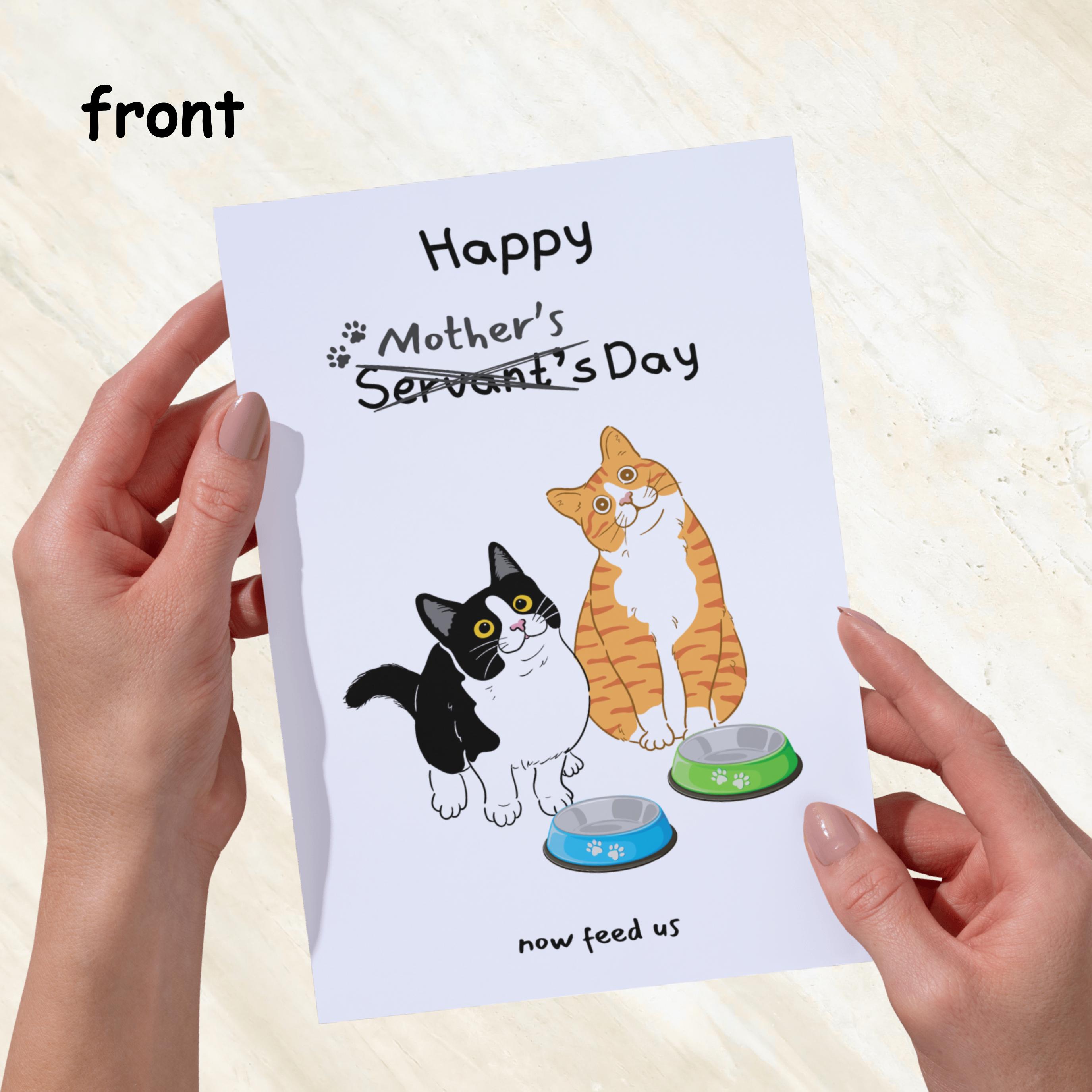 Mother's Day Cat Card for a Cat Mom, Fur Baby Card, Cat Lover Card ...