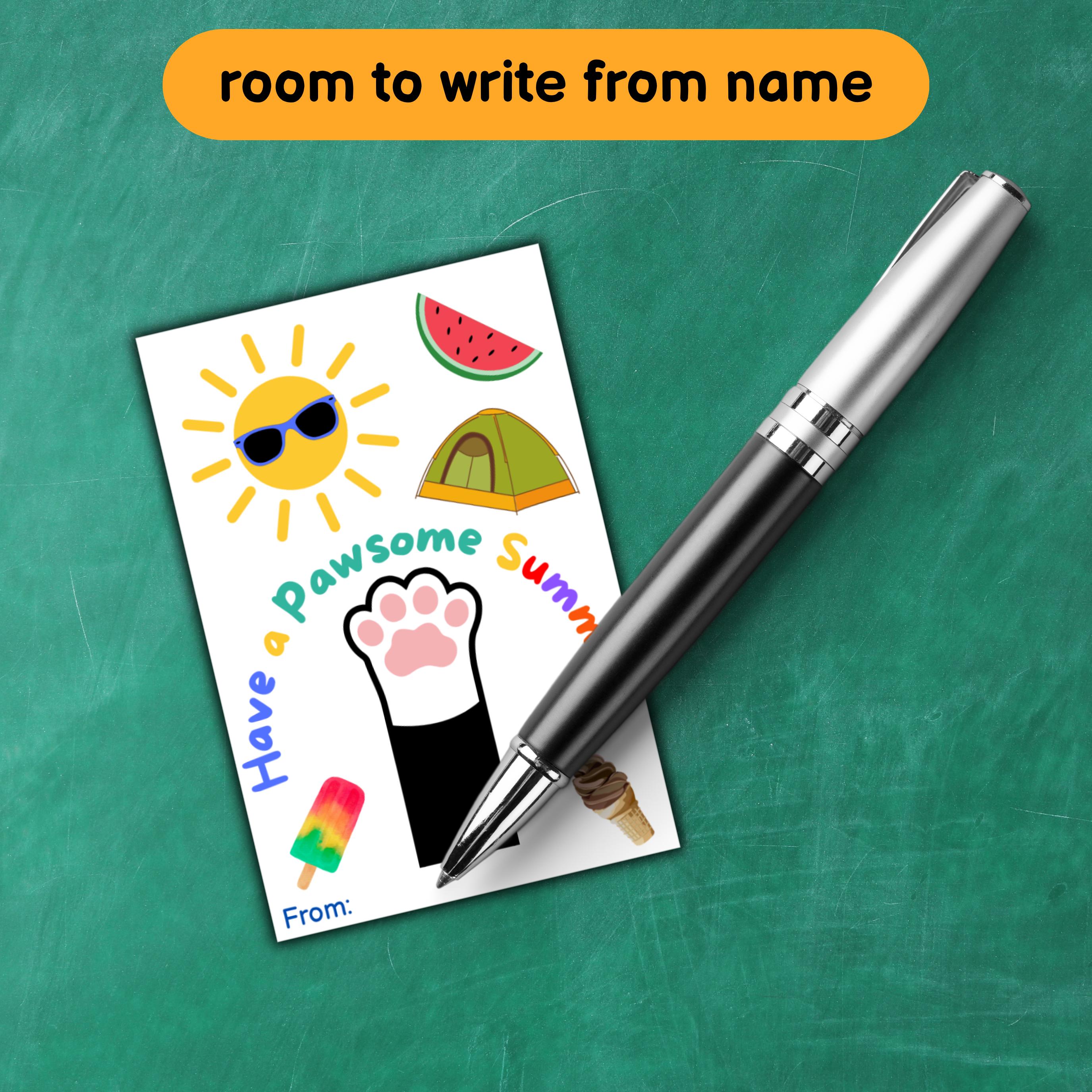 End of School Year Tag, Friend Gift Tag, Teacher Treat Tag, Teacher ...