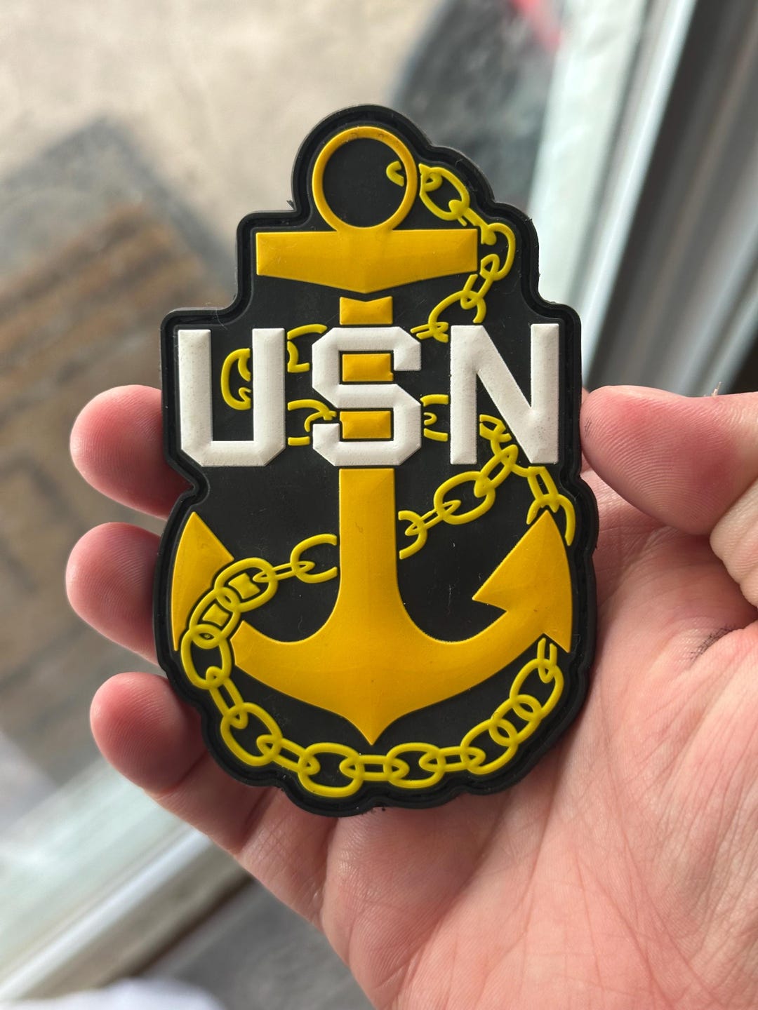 US Navy CPO Anchor PVC Patch - Etsy
