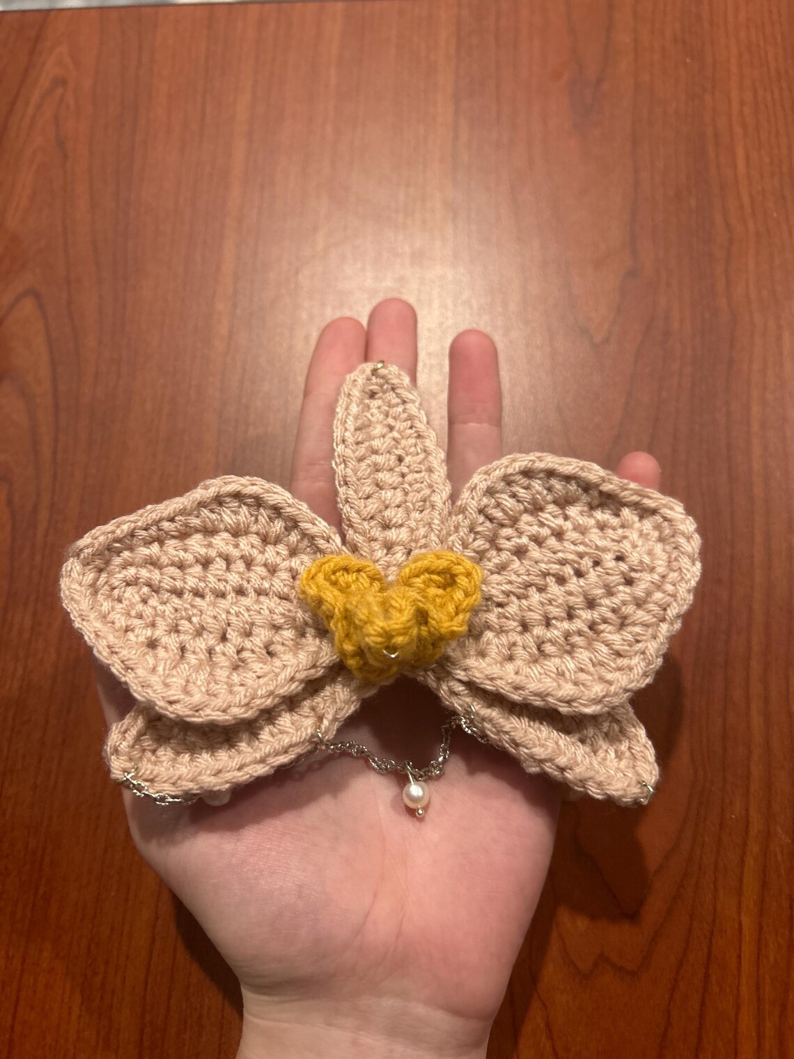 Crochet Orchid Keychain - Etsy