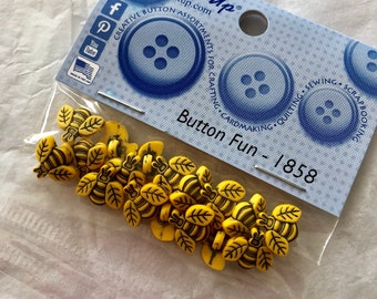 Bee buttons | Etsy