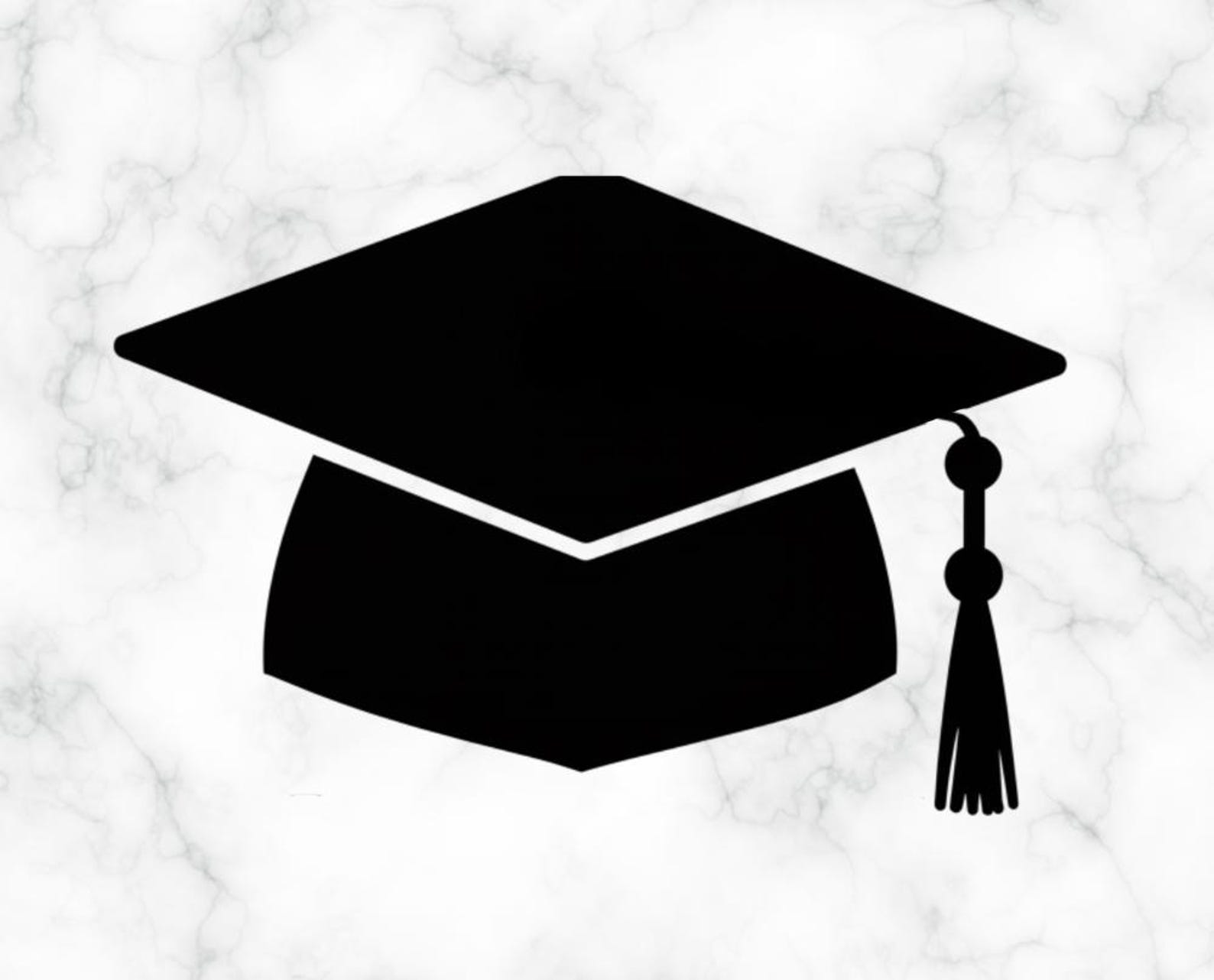 Graduation Cap SVG, Graduation Cap and Tassel SVG, High School and ...