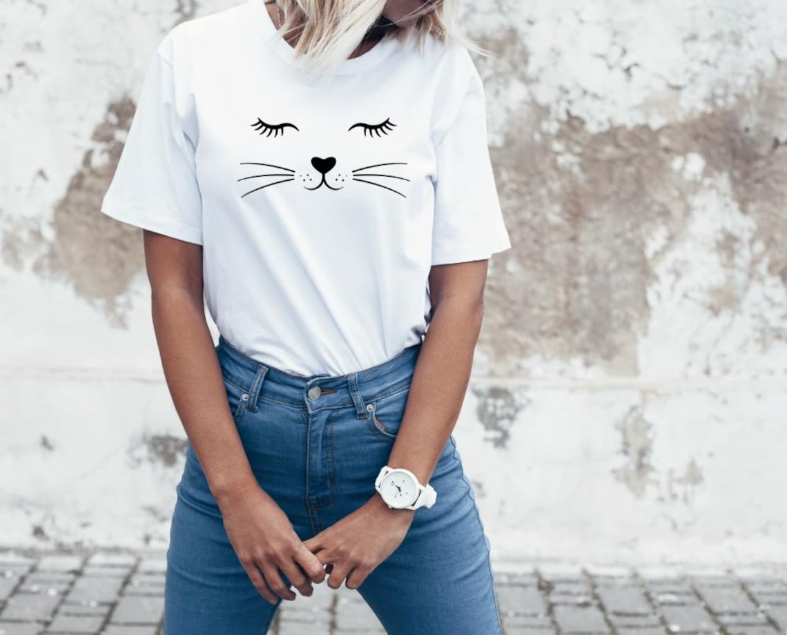 Bunny Face SVG, Happy Easter 2025 Svg, Bunny Face Silhouette Digital ...