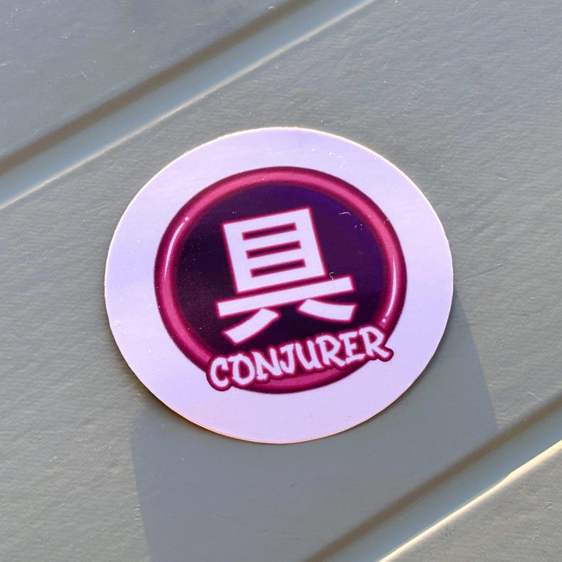 Hunter Anime Fanart | Vinyl Sticker | Nen Type | Conjurer, Emitter ...