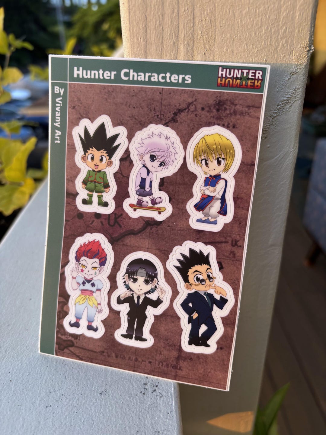 Hunter X Hunter | Sticker Sheet | Hxh – Gon, Killua, Kurapika, Leorio ...