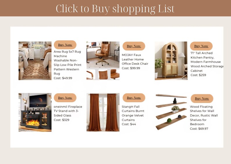 Custom E-design Package: Mood Board, Floor Plan & Shopping List - Etsy