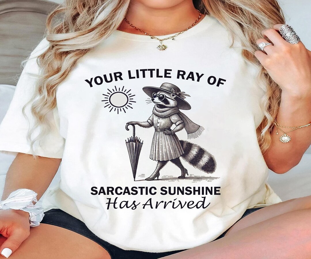 Your Little Ray of Sarcastic Sunshine Has Arrived PNG, Retro Funny ...