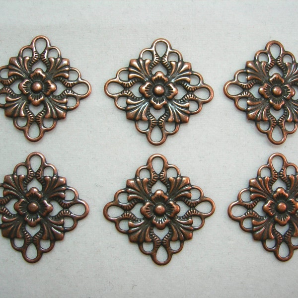 Copper Filigree - Etsy