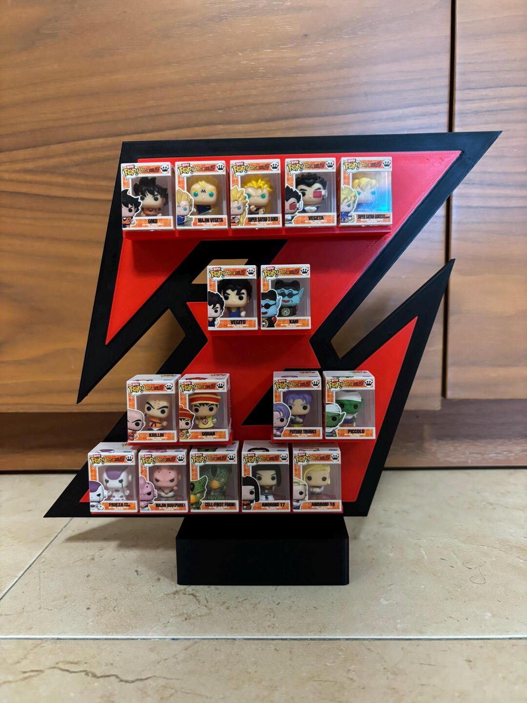 Bitty Pop Dragon Ball Z Display Stand (Z Shape, 16 Figures) - Etsy