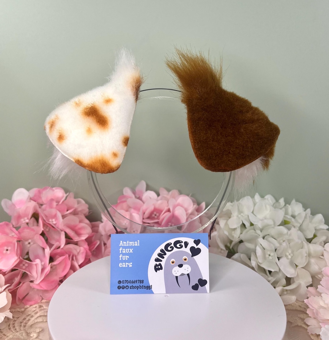 Mismatch Puppy Ears/toasted Puppy/ Spotted Puppy Ears for Cosplay ...