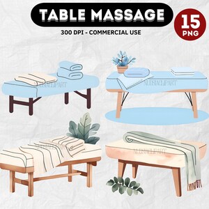 Watercolor Table Massage PNG, Self Care Clipart Spa, Massage Png ...