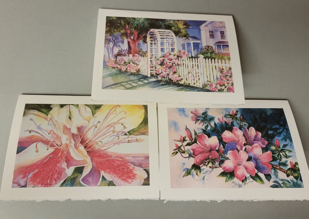 Nantucket and Azaleas 3 Note 5 X 7 Art Note Card's @rtobaison # ...