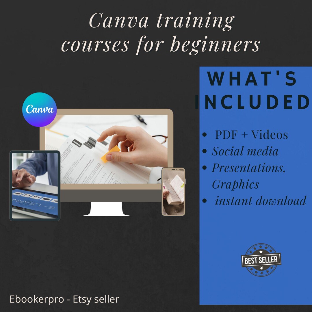 Complete Canva Course for Beginners | Social Media Design, Presentations, Graphics | PDF ...