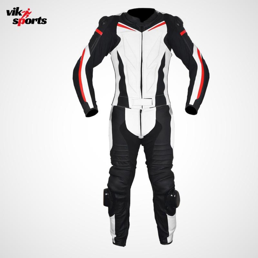 Motorbike Racing Leather Suit Moto Track Gear and Street Bike Riding ...