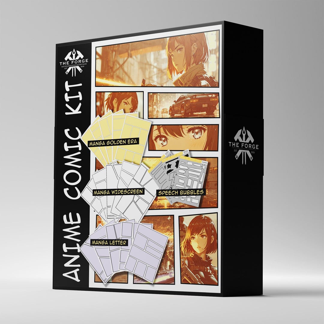 Graphic Novel Starter Kit: Anime Comic Kit - Etsy