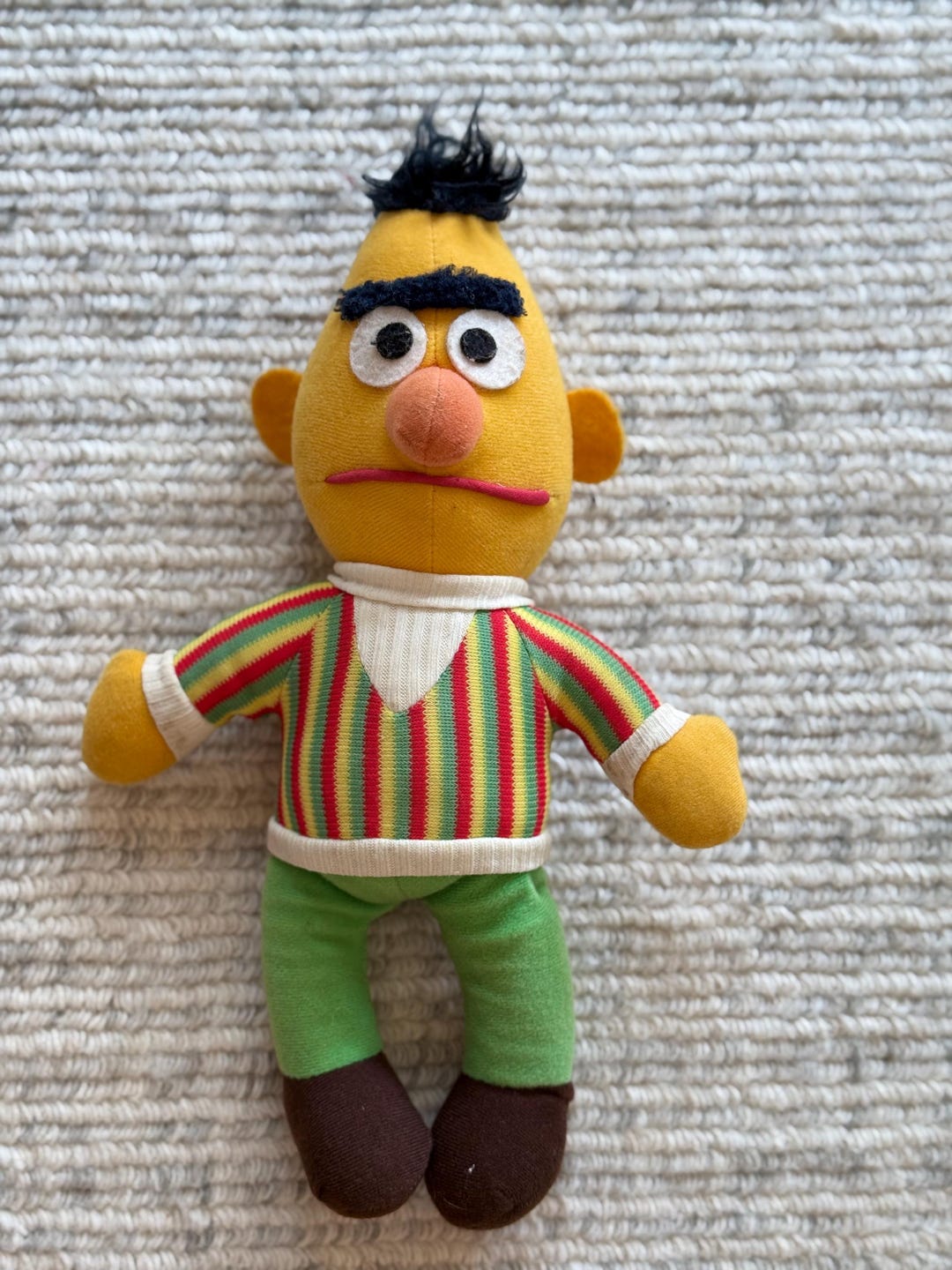 Vintage Sesame St Bert Stuffed Plush Toy - Etsy