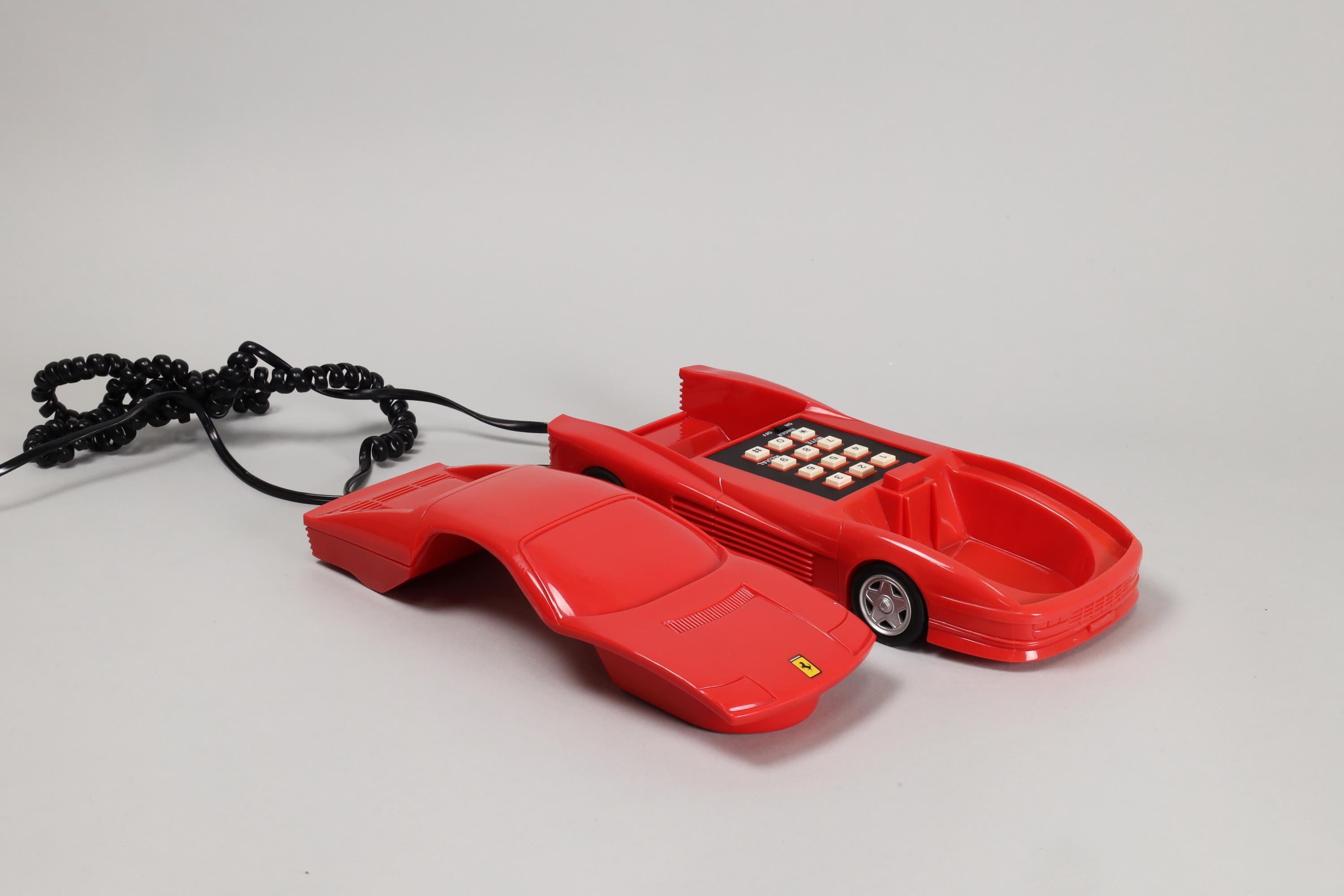Vintage 1980s Ferrari Testarossa Car Phone: Italian Sports Car Decor - Etsy