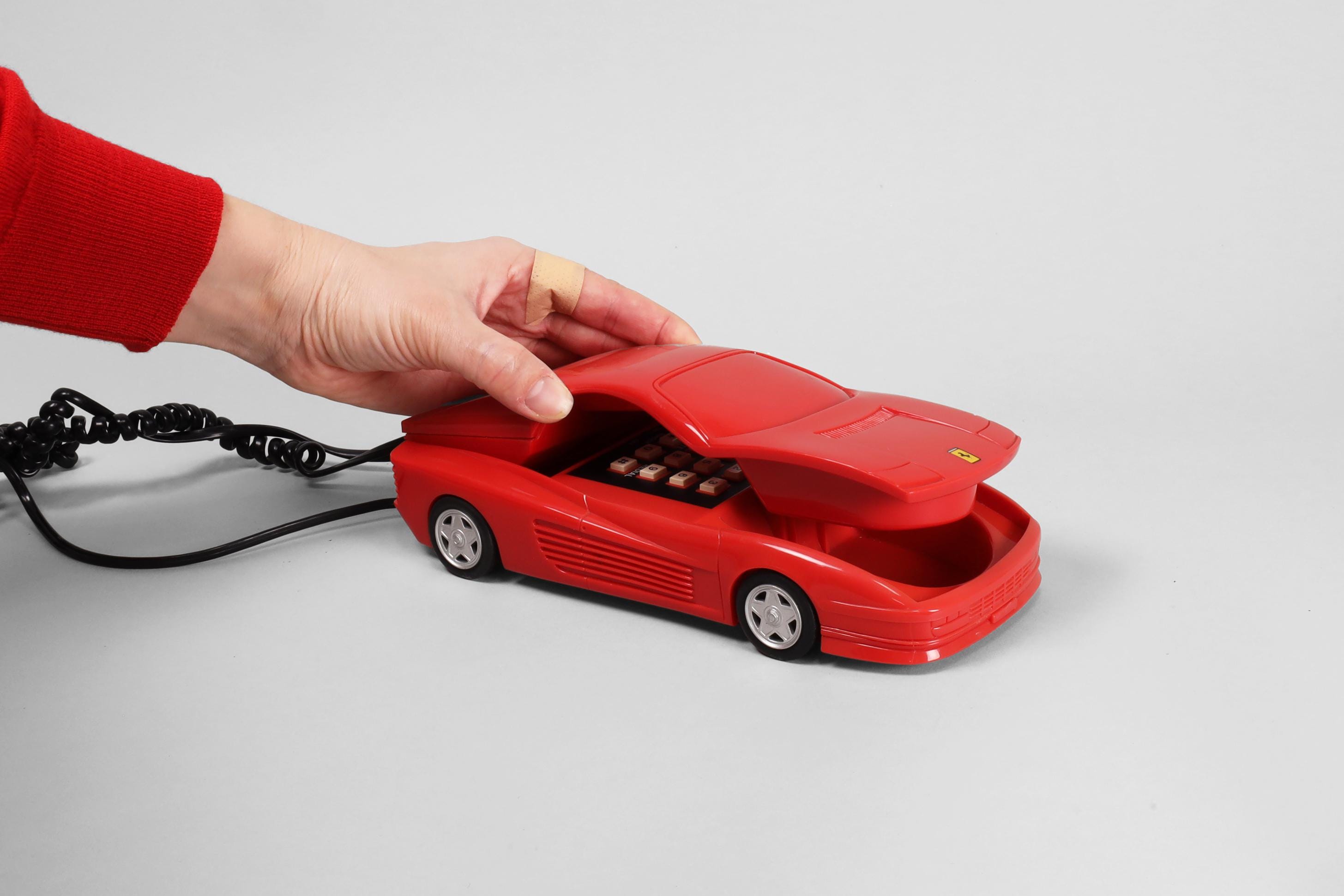 Vintage 1980s Ferrari Testarossa Car Phone: Italian Sports Car Decor - Etsy