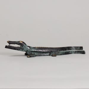 Walter Bosse Crocodile Nutcracker | Vintage Mid Century Brass Alligator ...