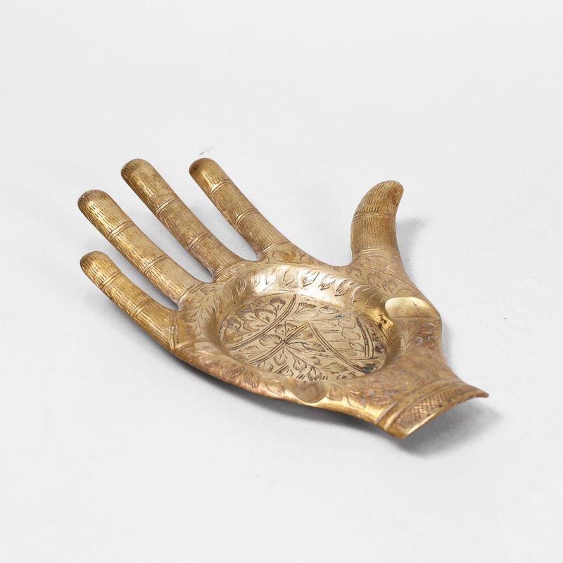 Brass Hand - Etsy