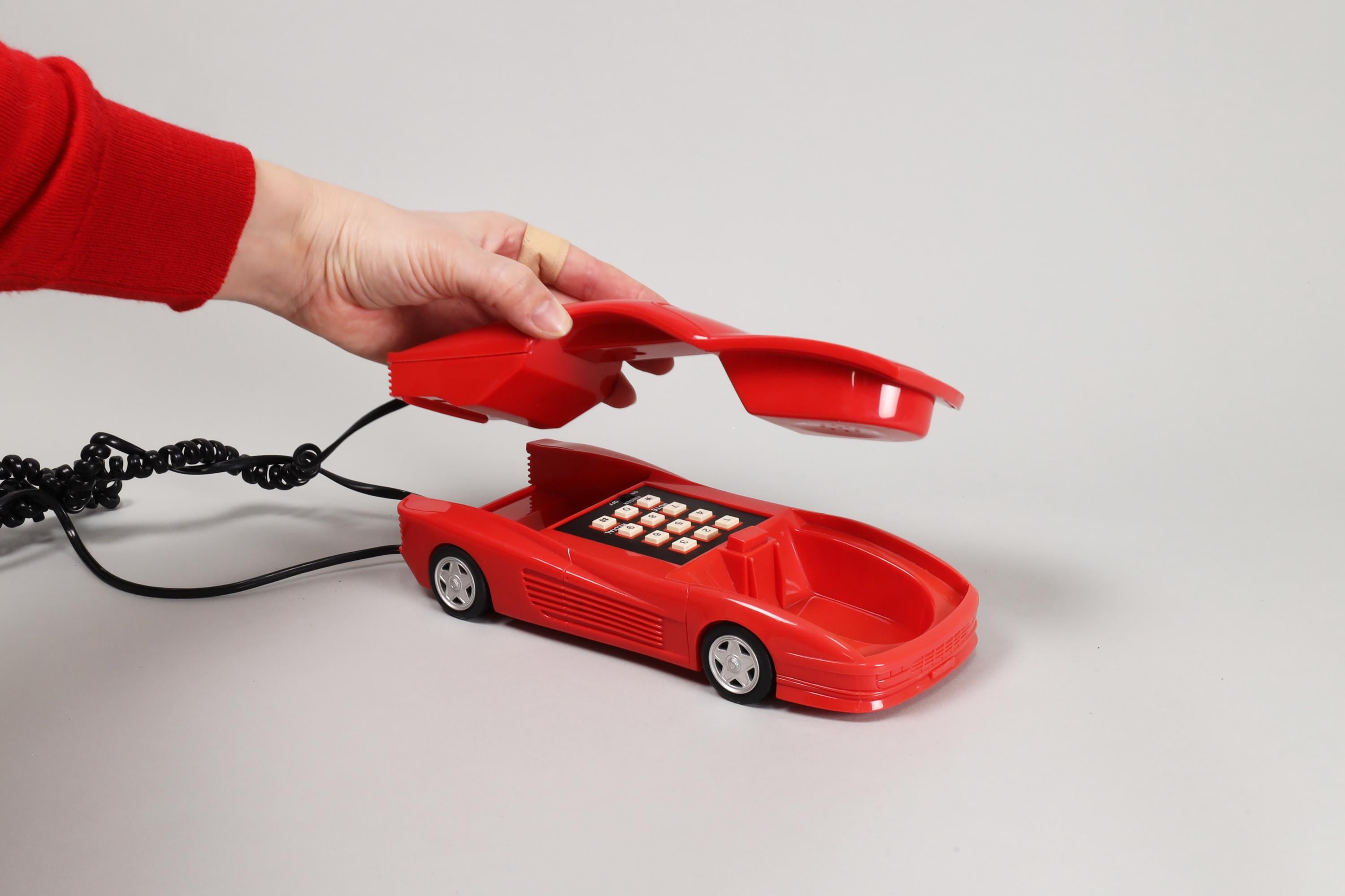 Vintage 1980s Ferrari Testarossa Car Phone: Italian Sports Car Decor - Etsy