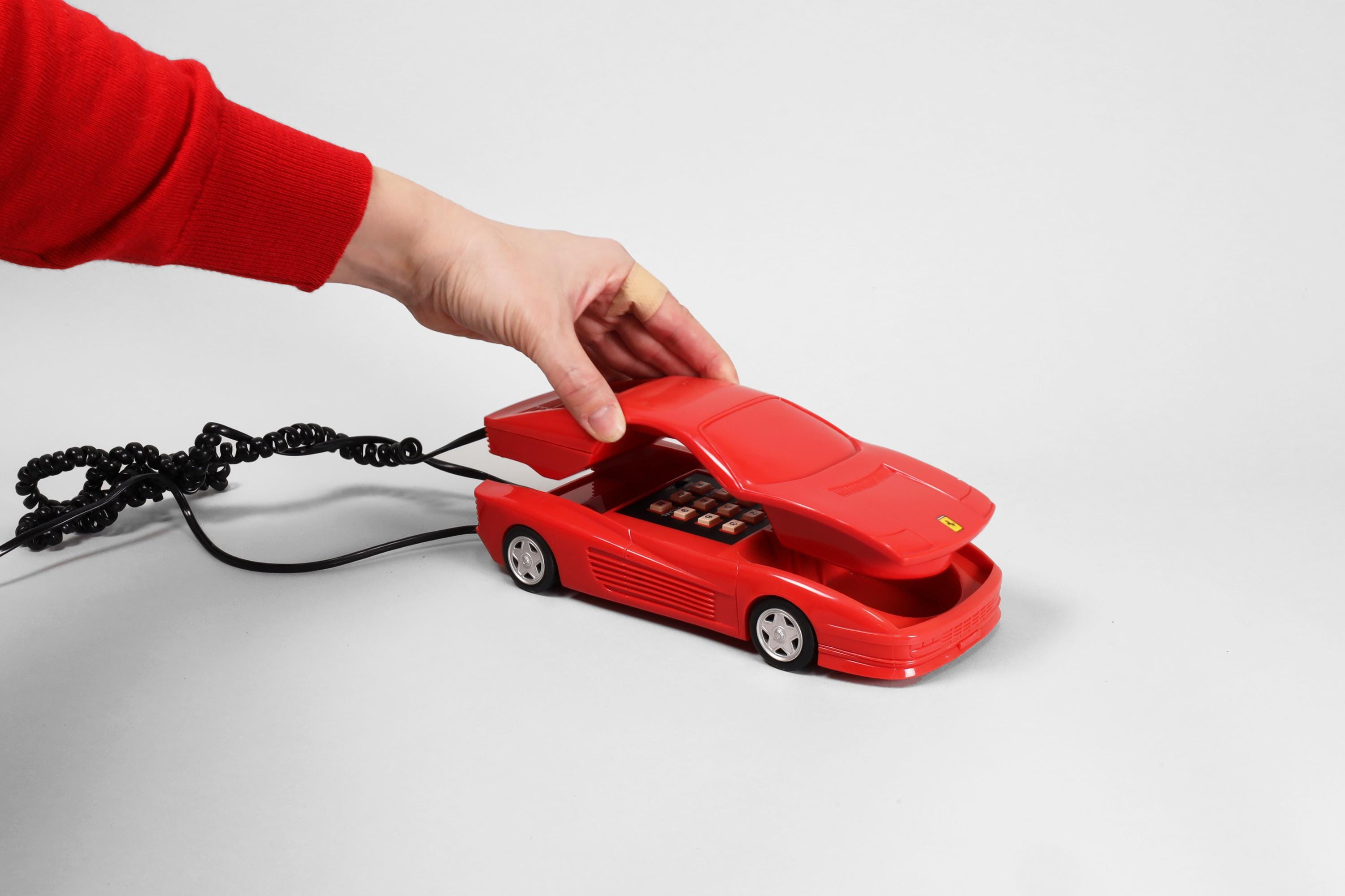 Vintage 1980s Ferrari Testarossa Car Phone: Italian Sports Car Decor - Etsy