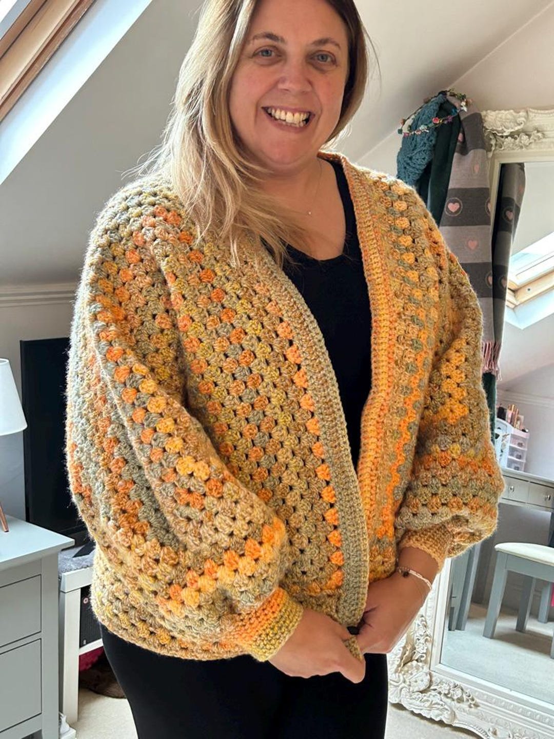 Hexi Cardigan Crochet Pattern - Etsy