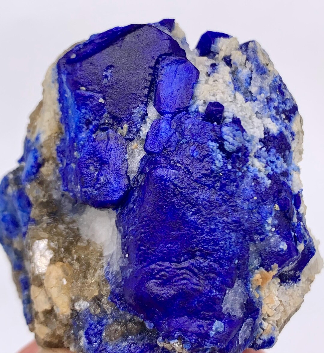 Royal Blue Lazurite Crystal on Matrix – Afghan Lapis Lazuli - Etsy