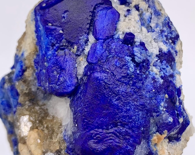Royal Blue Lazurite Crystal on Matrix – Afghan Lapis Lazuli - Etsy