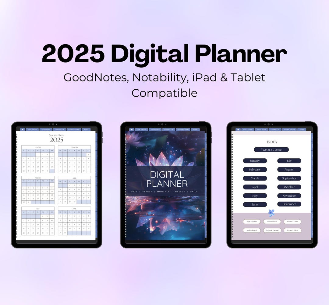 2025 Digital Planner | Minimalist Aesthetic | Goodnotes & Notability ...