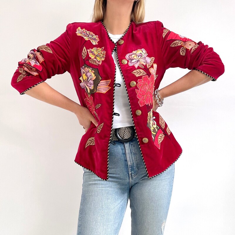 Applique Jacket - Etsy