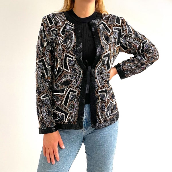 Beaded Ladies Evening Jacket - Etsy