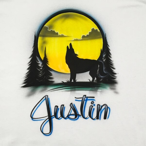 Wolf Howling at Moon - Etsy
