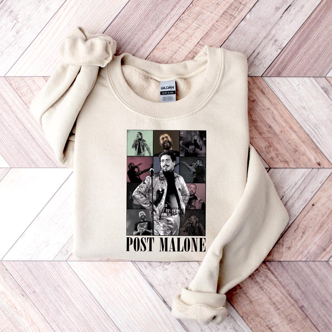Vintage Post Malone Shirt, Posty Rapper Shirt, Malone Music the Album ...