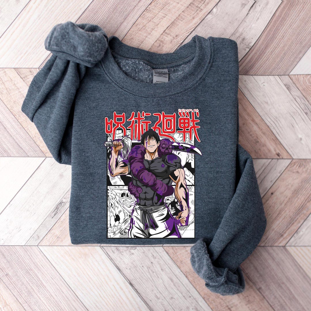 Toji Fushiguro Shirt, Jujutsu Kaisen Shirt, Anime Graphic Tee, Gift for ...