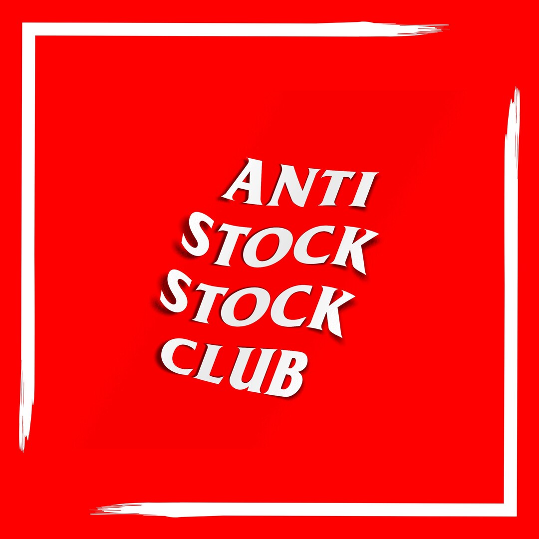 Anti Stock Stock Club // Vinyl Decal - Etsy