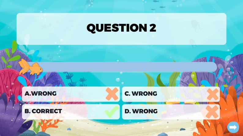 Powerpoint Games – Whack-a-mole Quiz Game (fishes Theme) – PPT Game for ...