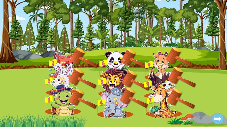 Powerpoint Games – Whack-a-mole Quiz Game (animal Theme) – PPT Game for ...