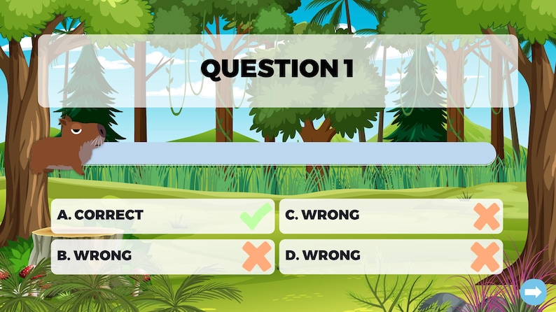 Powerpoint Games – Whack-a-mole Quiz Game (animal Theme) – PPT Game for ...