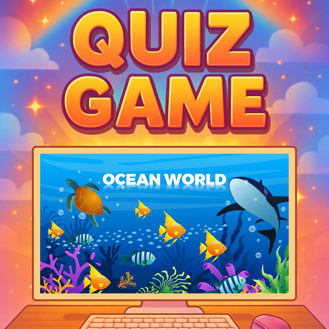 Powerpoint Games – Whack-a-mole Quiz Game (fishes Theme) – PPT Game for ...