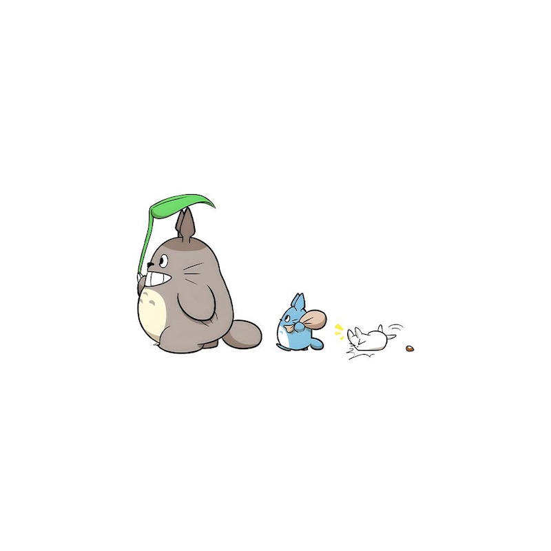 Totoro Illustration - Etsy