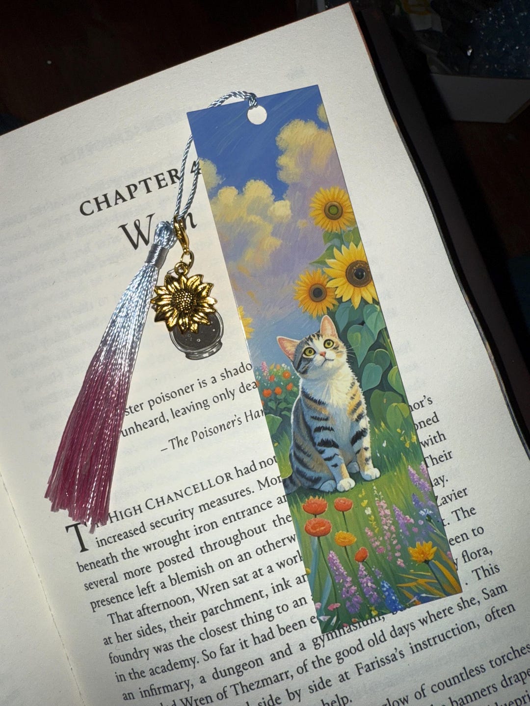 Assorted Cat Themed Bookmarks With Tassels and Pendants - Etsy
