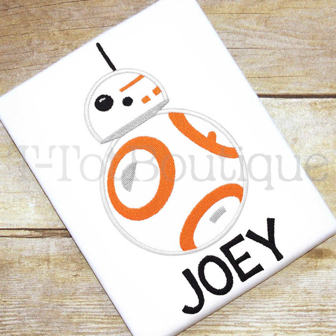 Star Wars Droid BB-8 Inspired Birthday Girl Embroidered Shirt or ...