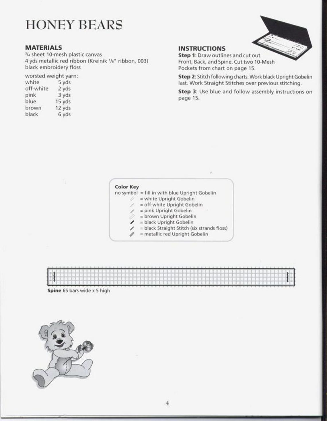 Plastic Canvas Checkbook Cover Patterns – Fun and Cute Designs in 7 ...