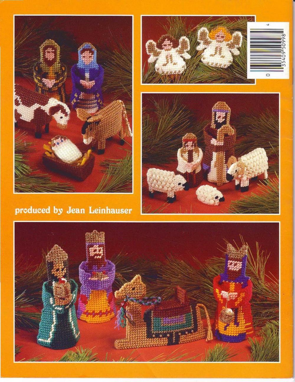 Plastic Canvas Nativity Set Pattern – Christmas Manger Scene With Holy ...