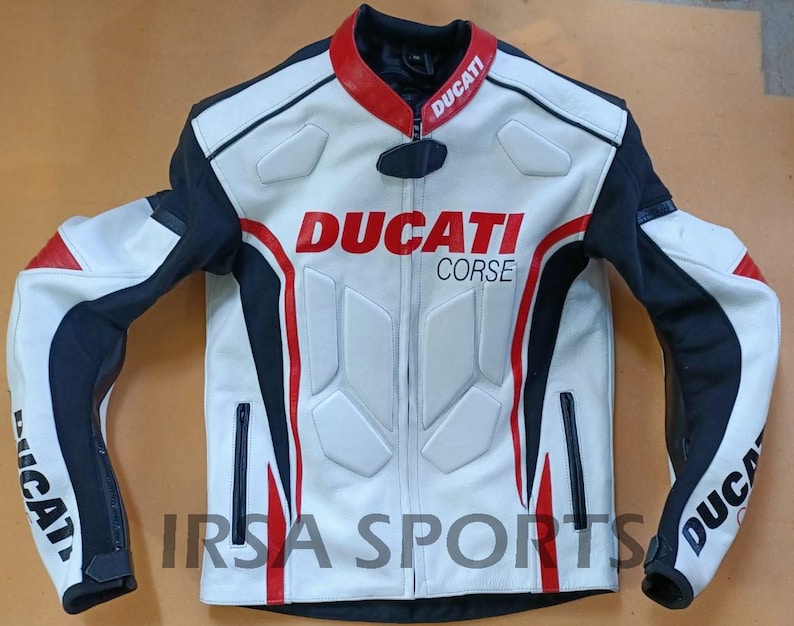 Ducati Motorcycle Jacket – Premium Leather Biker Racing Jacket Men’s ...