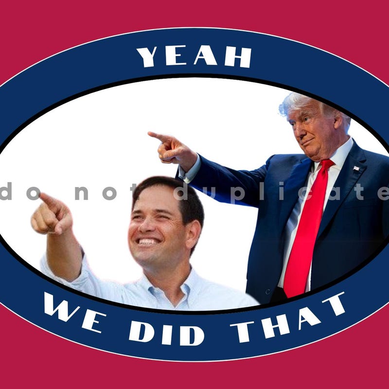 Trump "i Did That" Stickers - Etsy